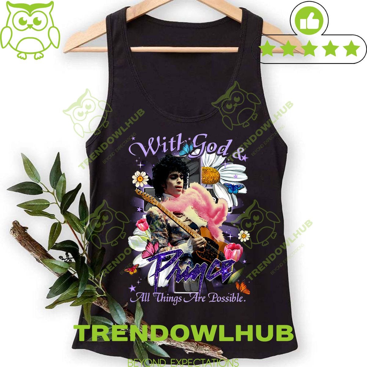 Prince With God All Things Are Possible Tank Top | by Trend Owl Hub ...