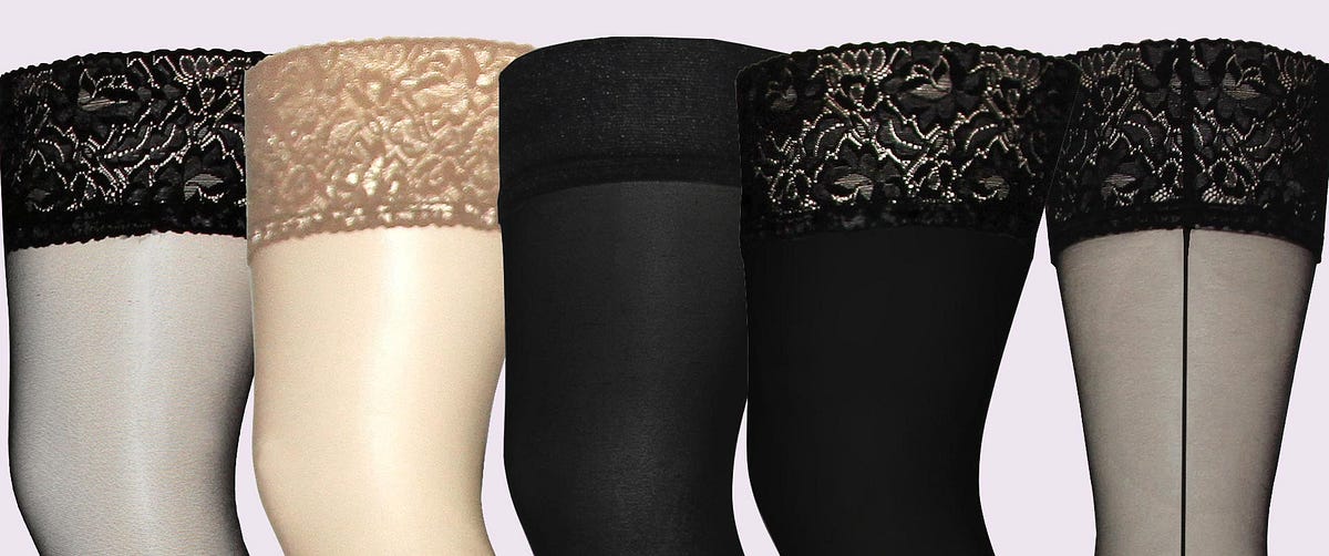 Plus Size Stockings, thigh highs and lingerie | by VienneMilano | Medium
