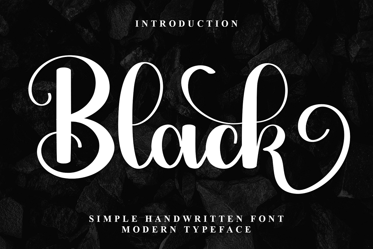 Black Font - Lyraluminescent - Medium