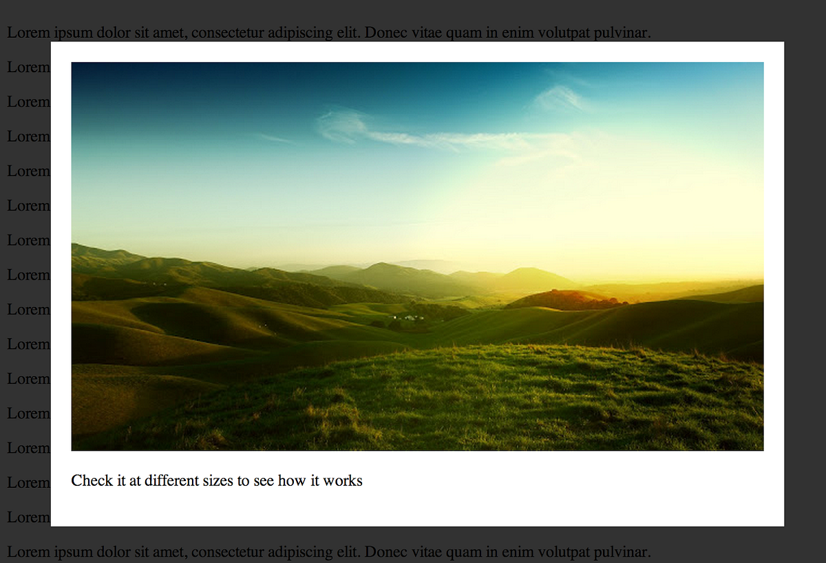 Responsive Cross Browser Lightbox Using Only Html And Css By Kim T Creative Technology