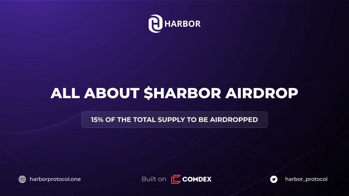 All about $HARBOR airdrop. It’s been an exciting couple of weeks… | by ...