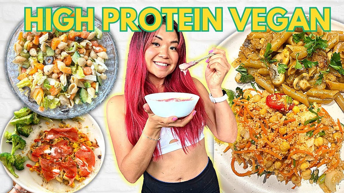 High Protein Vegan What I Ate In a Day (+100g of PROTEIN!) | by Health ...