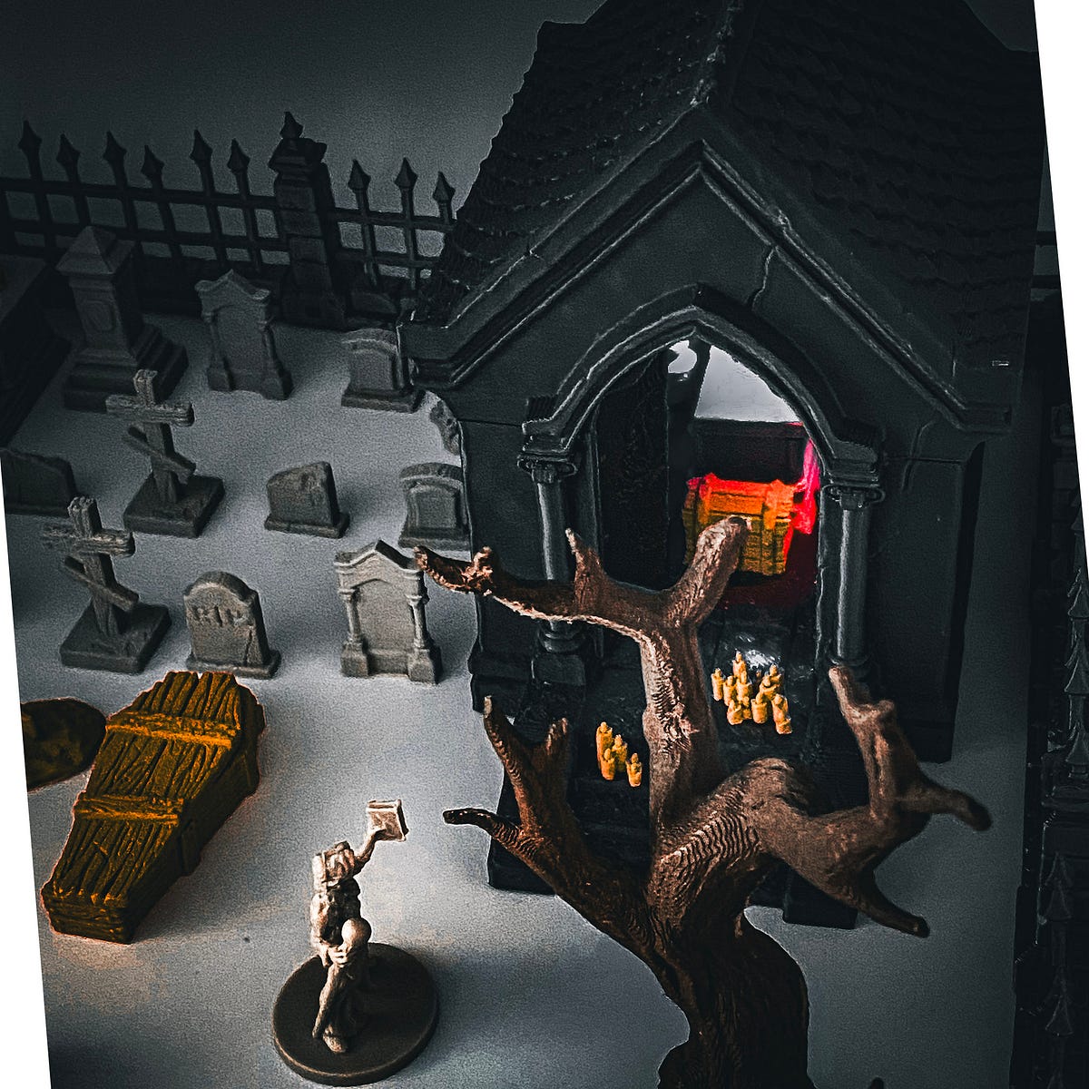 🎃 Unearth the secrets of our 3D-Printed Crypt! Perfect for #DnD and # ...