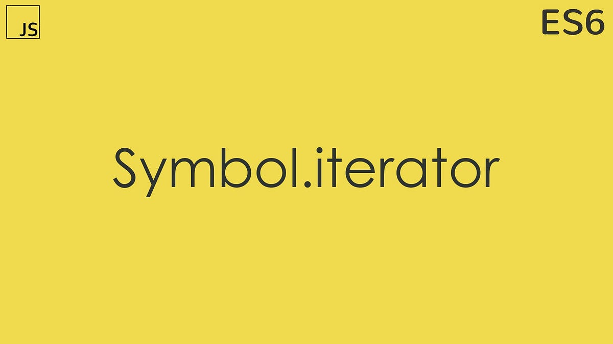Iterators in JavaScript: Chapter 1 | by Ricardo Granda Vásquez | The ... Iterators in JavaScript: Chapter 1 | by Ricardo Granda Vásquez | The ...