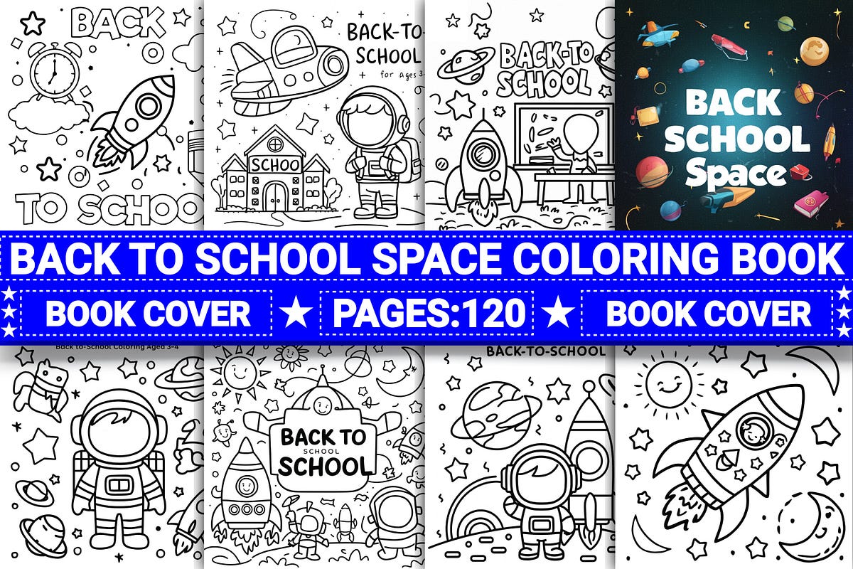 Back to School Space Coloring Pages Free | by Aetherarcadia | Aug, 2024 ...