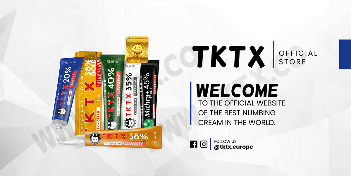 TKTX Official — Crema de tatuaje — Original — TKTX Official - Xodaj ...