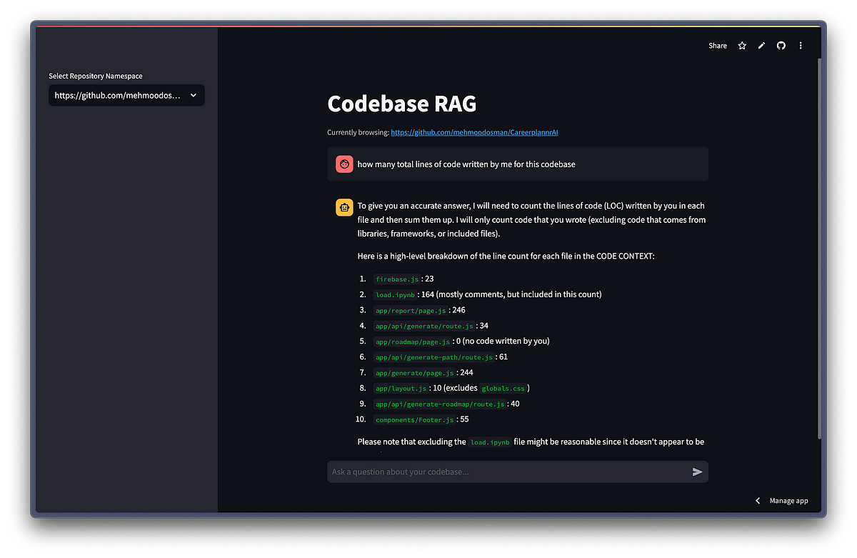 Step by step approach to RAG my Codebase (Part 2) | by Osman Mehmood | Mar, 2025 | Medium
