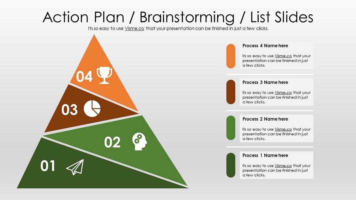Creating Effective Action Plan Powerpoint slide design for Project ...