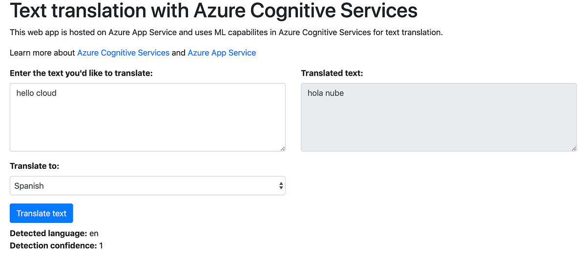 Tutorial: Build a text translation app with Azure Cognitive Services ...