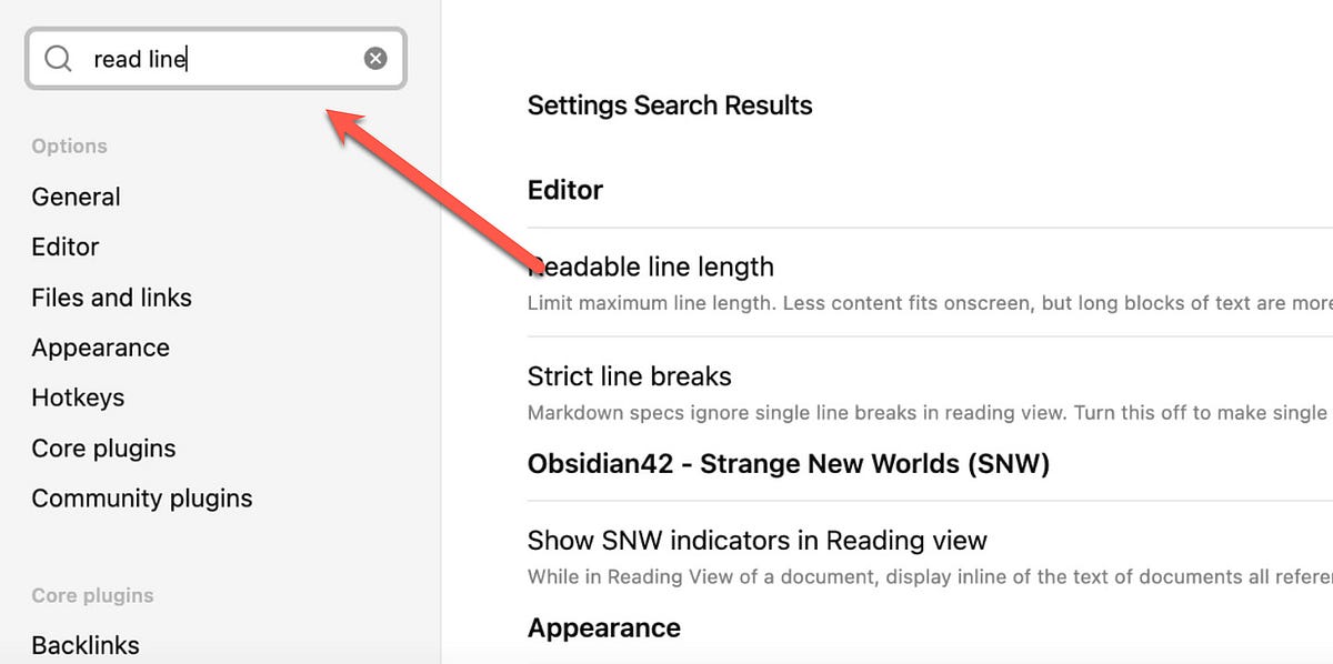 Simplifying Customizing Obsidian with the Settings Search Plugin | by ...