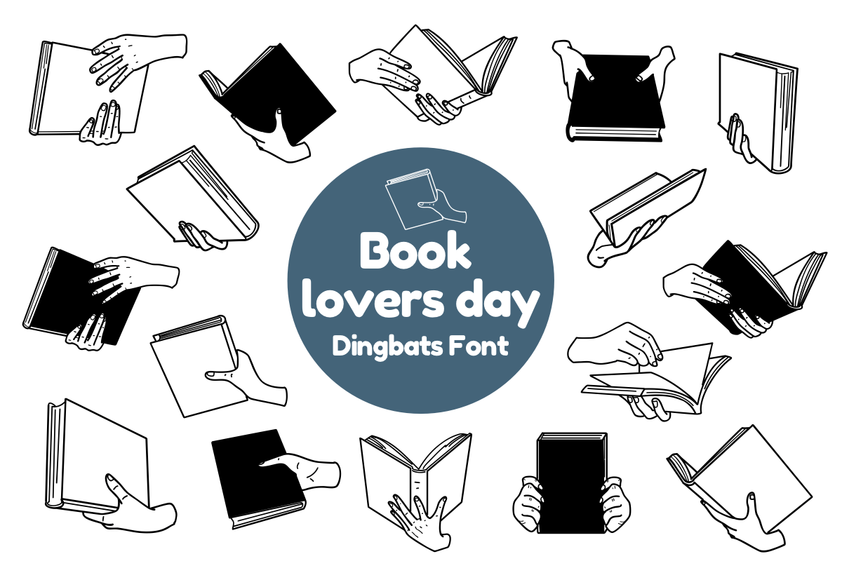 Book Lovers Day Font - Isabellaink - Medium