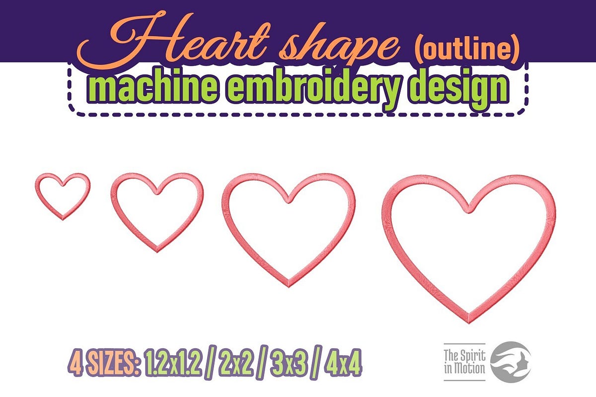 Cute Outline Heart Shape Free Download | by Lunaluminesce | Apr, 2024 ...