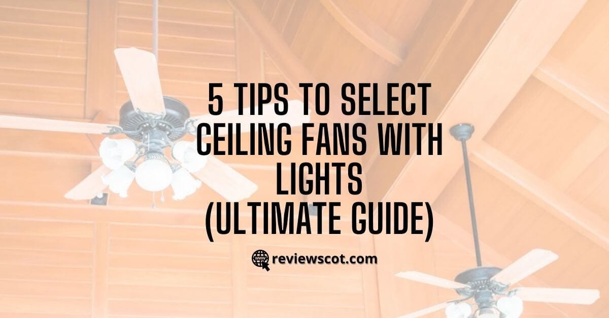 5 TIPS TO SELECT CEILING FANS WITH LIGHTS - Ellienoah - Medium