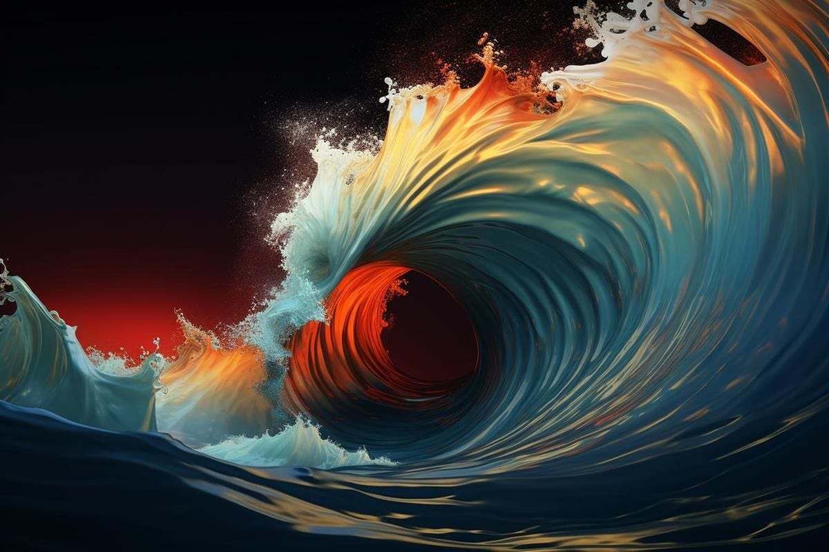 Graphic Flowing Lines Visual Design Free | by Serenityshore | Aug, 2024 ...