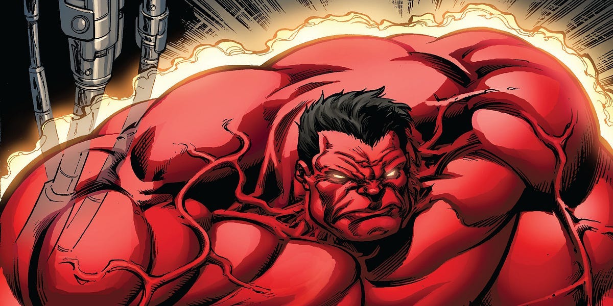 Why Red Hulk Kept His Identity Secret | by Comic Tornado | Medium