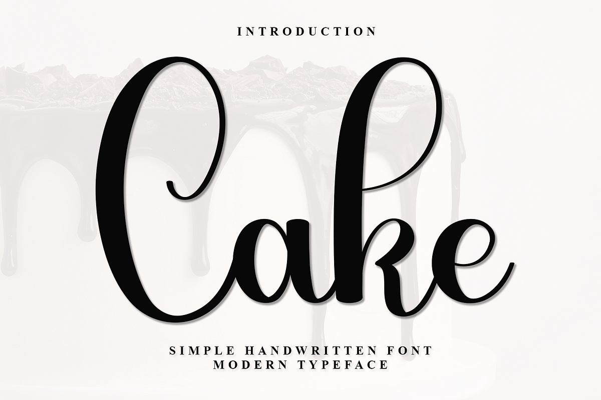 Cake Font - Glowgrove - Medium