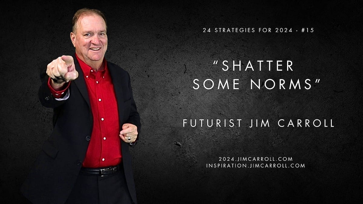 Shake it Off. “Shatter some norms” — Futurist Jim… | by Futurist Jim ...