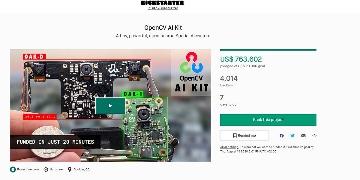 OpenCV AI Kit — Interview with CEO Brandon Gilles | by Ritesh Kanjee ...