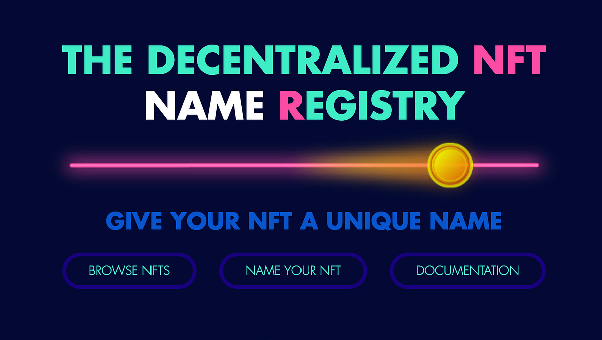 NFTR — The Decentralized NFT Name Registry | by DigitalOil.nftr | NFTR ...