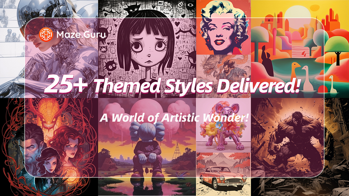 Dive into a World of Artistic Wonder with Our Latest Themed Styles ...