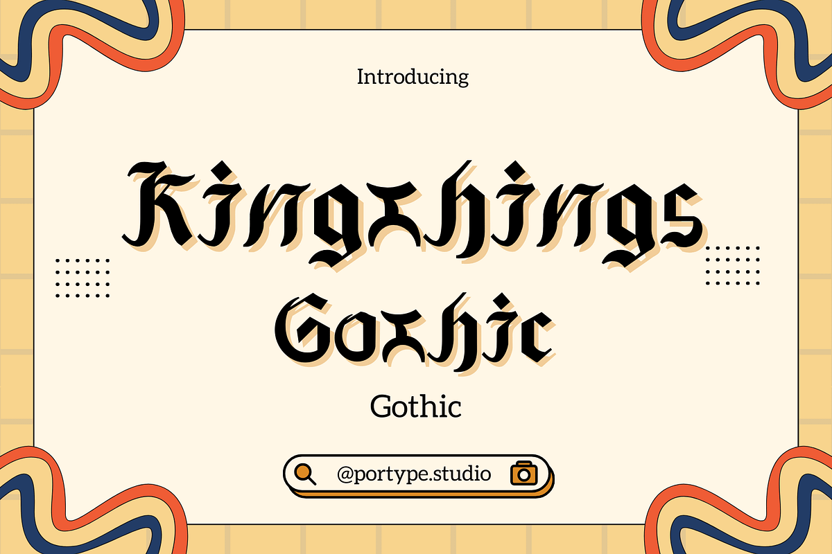 Kingthings Gothic Font | by Sonicsketch | Jun, 2024 | Medium