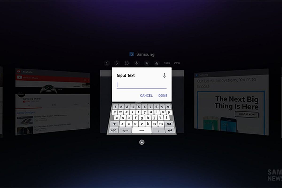 Samsung anuncia um navegador para Virtual Reality | by Fabricio ...