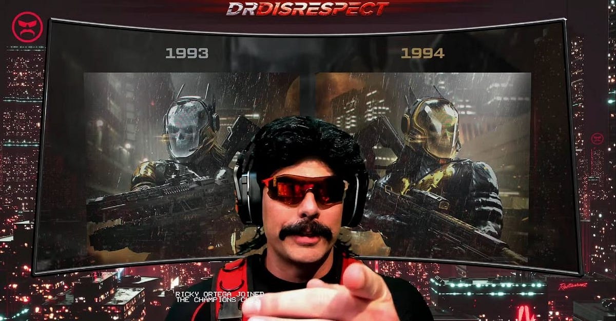 Dr. Disrespect announces how we can get involved with his new game ...