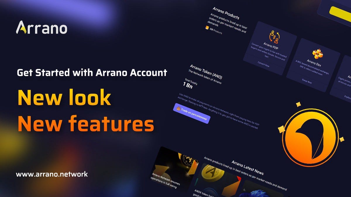 Get Started With Arrano Account- New look, New features | by Arrano ...
