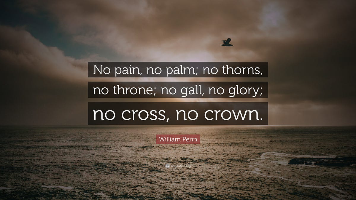 No Pain, No Palm; No Thorns, No Throne: The Power of Overcoming ...