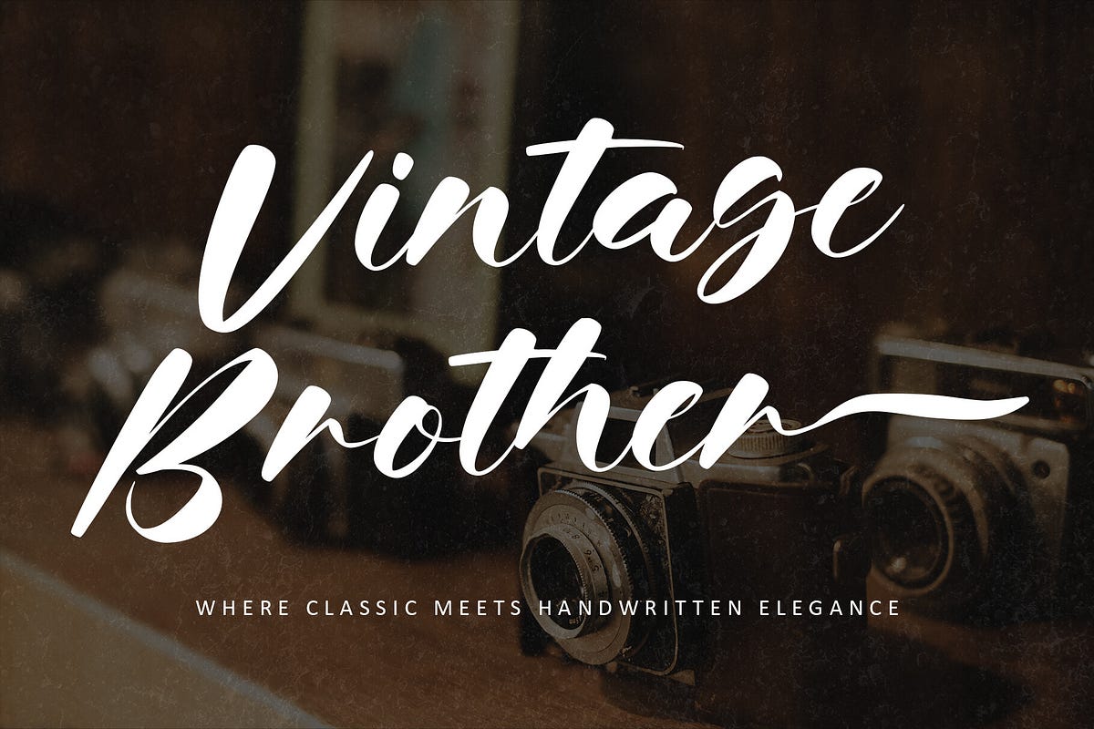 Vintage Brother Font | by Emmaethereal | Jun, 2024 | Medium