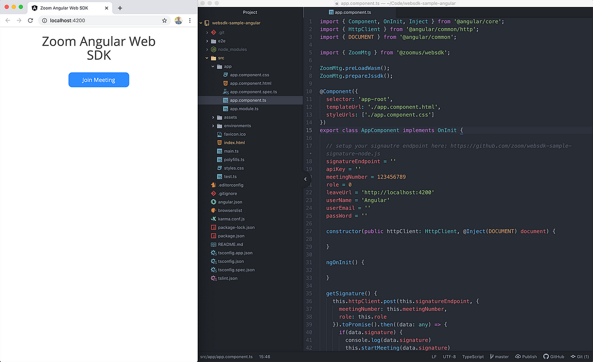 Easily Embed Zoom Meetings in your Angular App | by Nagesh | Medium