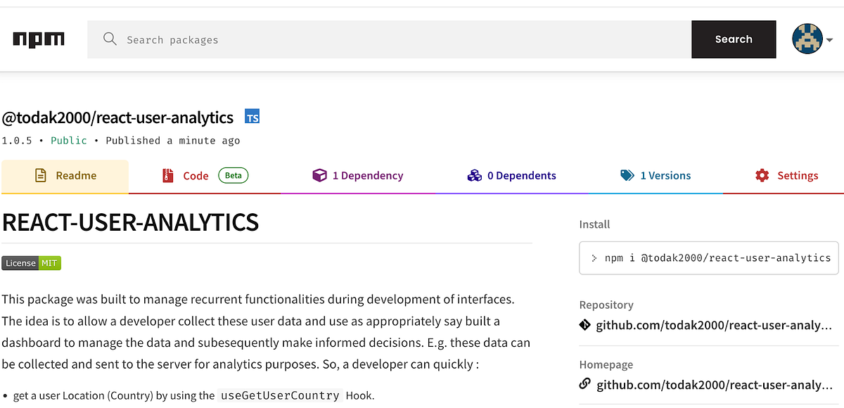 From Idea To Reality Create And Publish Your React Hook On Npm By Daniel Olagunju Medium