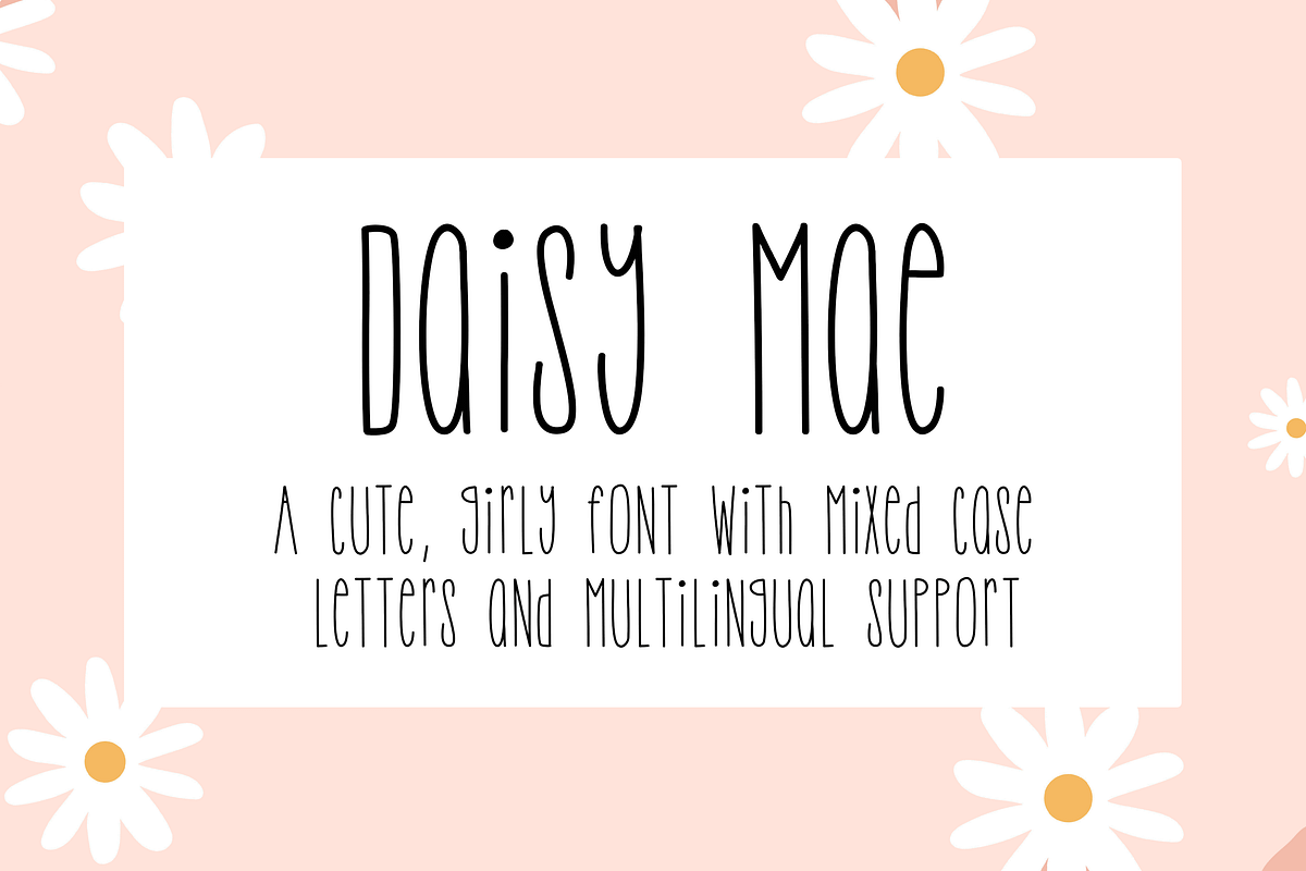Daisy Mae Font | by Miamosaic | Apr, 2024 | Medium