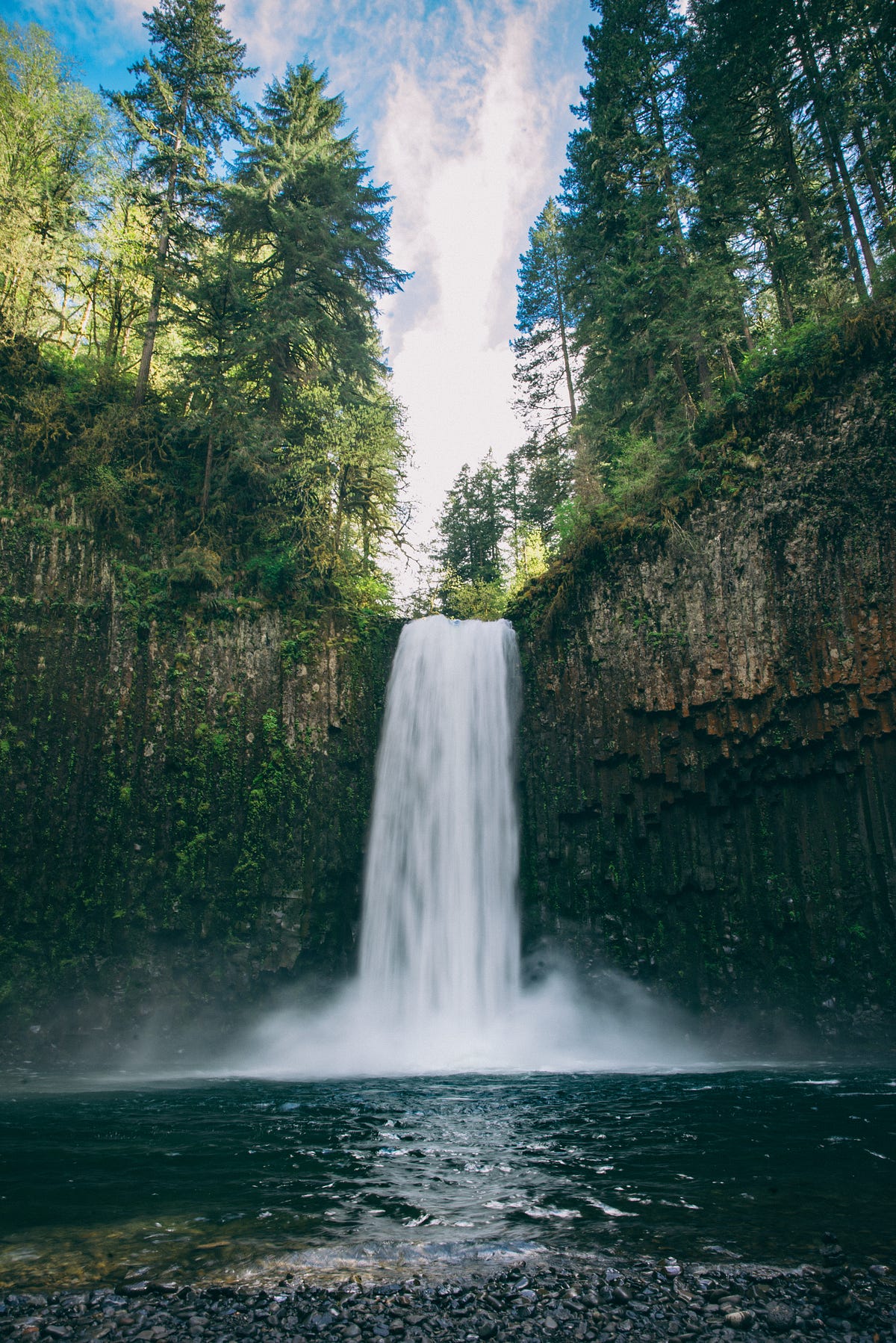 River of Peace. As I see a waterfall, glistening in the… | by Debbie ...