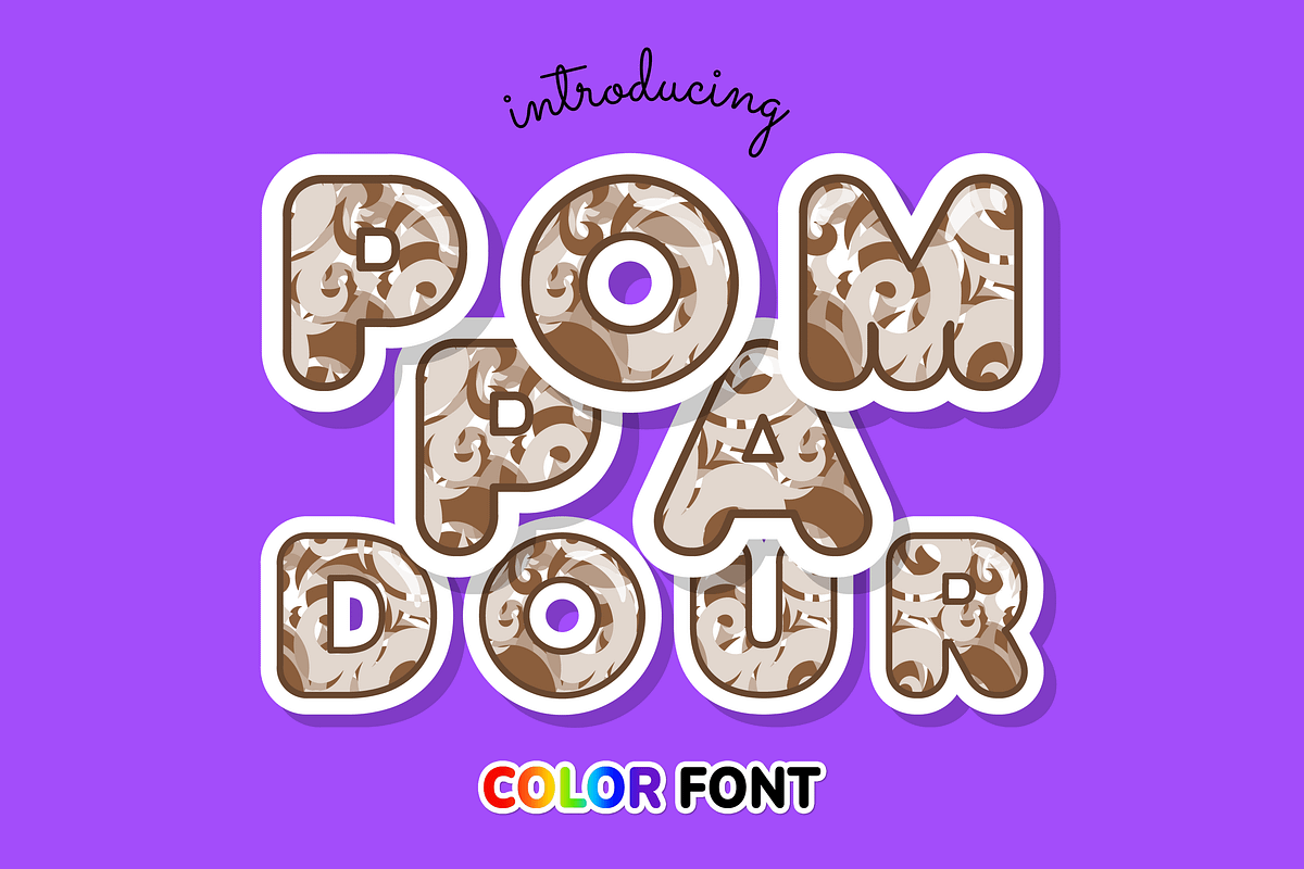 Pompadour Font | by Miamosaic | Medium