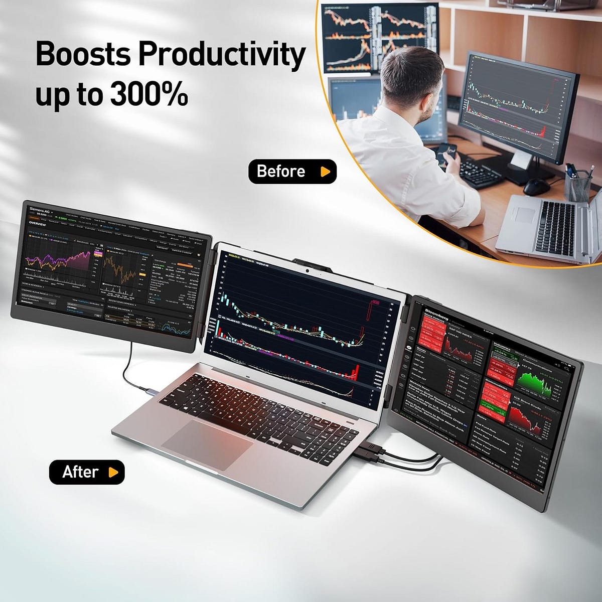 7 Strong Reasons to Extend Your Laptop to Three Screens | by ...