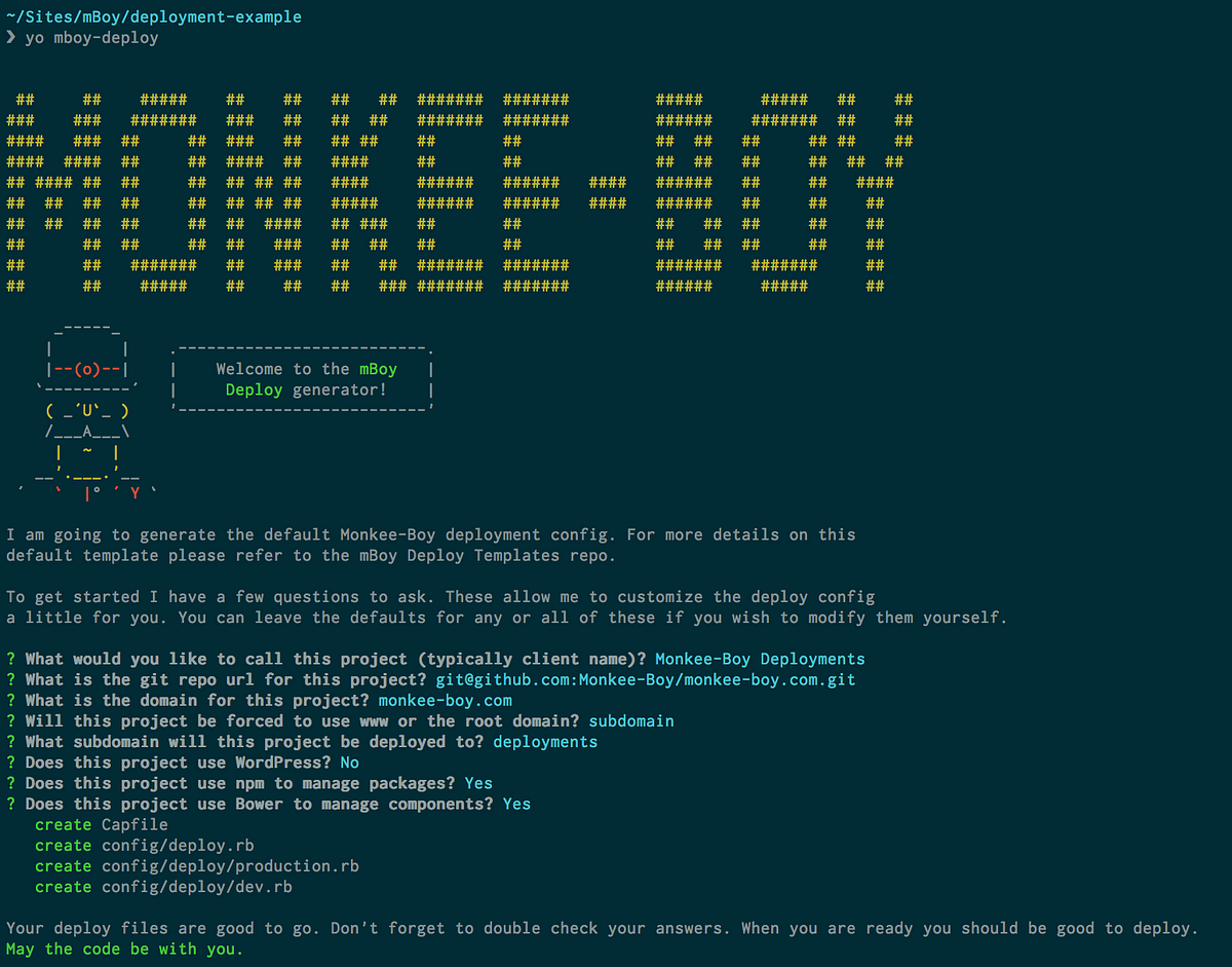 How Monkee-Boy Does Deployments. We recently introduced a deployment ...