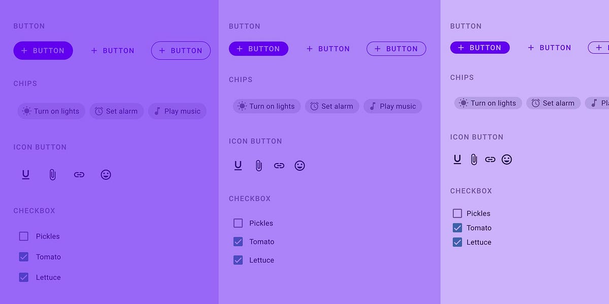 Using Material Density on the Web | by Una Kravets | Google Design | Medium
