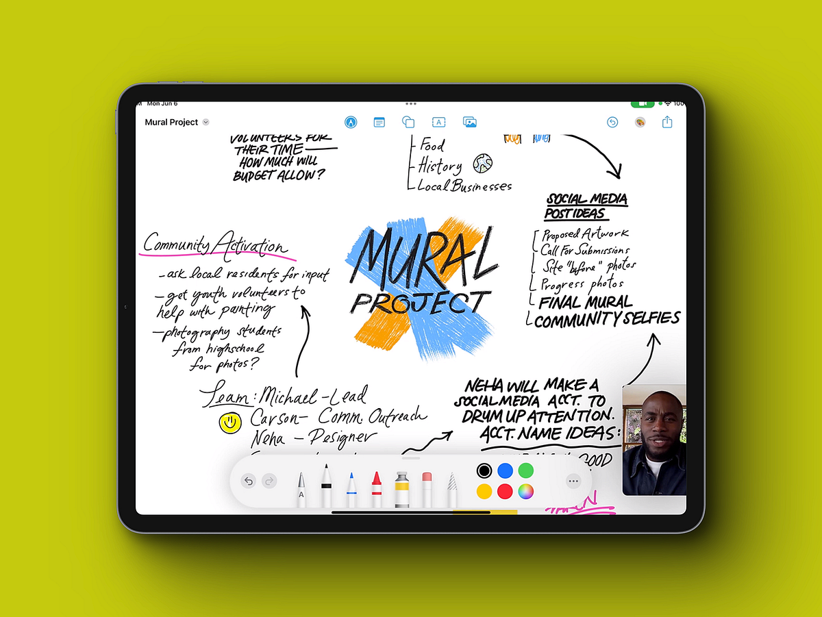⚡️ Apple’s Freeform. The all new whiteboard tool | by Spoorthi T | Medium