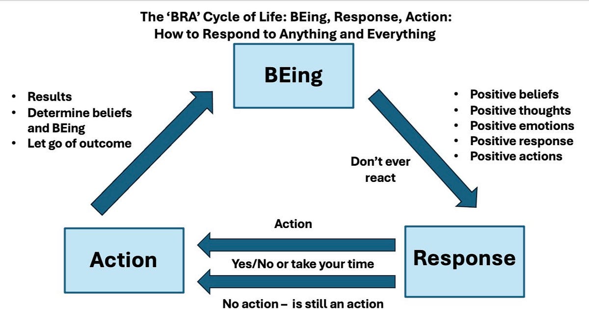 The ‘BRA’ Cycle of Life: BEing, Response, and Action: How to Deal with ...