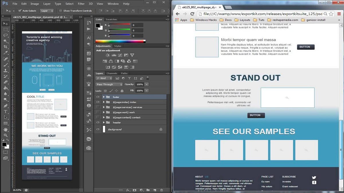 How to Convert PSD to HTML5. Several sites used Photoshop to fake… | by ...