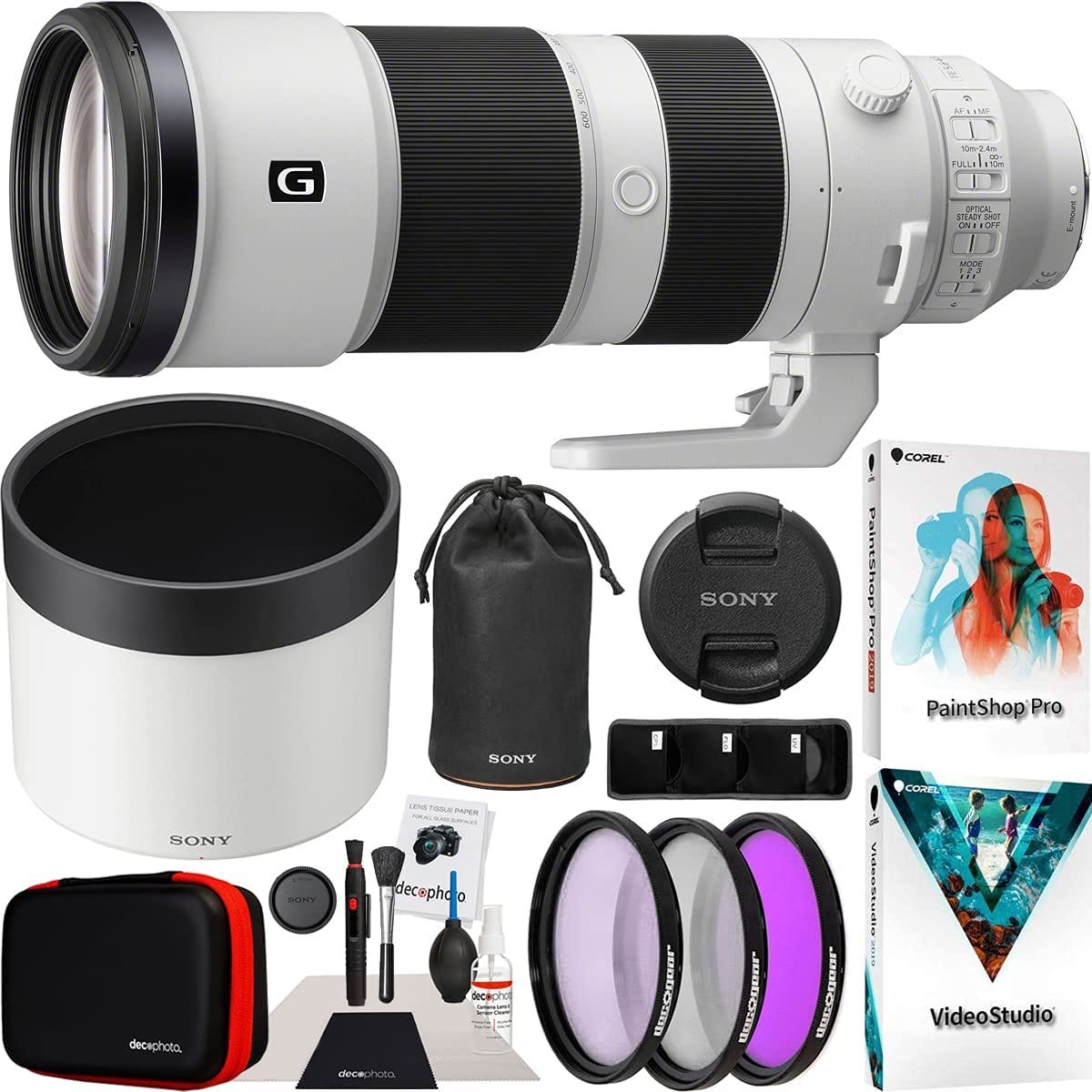 Sony FE 200–600mm F5.6–6.3 G OSS Lens Full Frame Super Telephoto Zoom ...