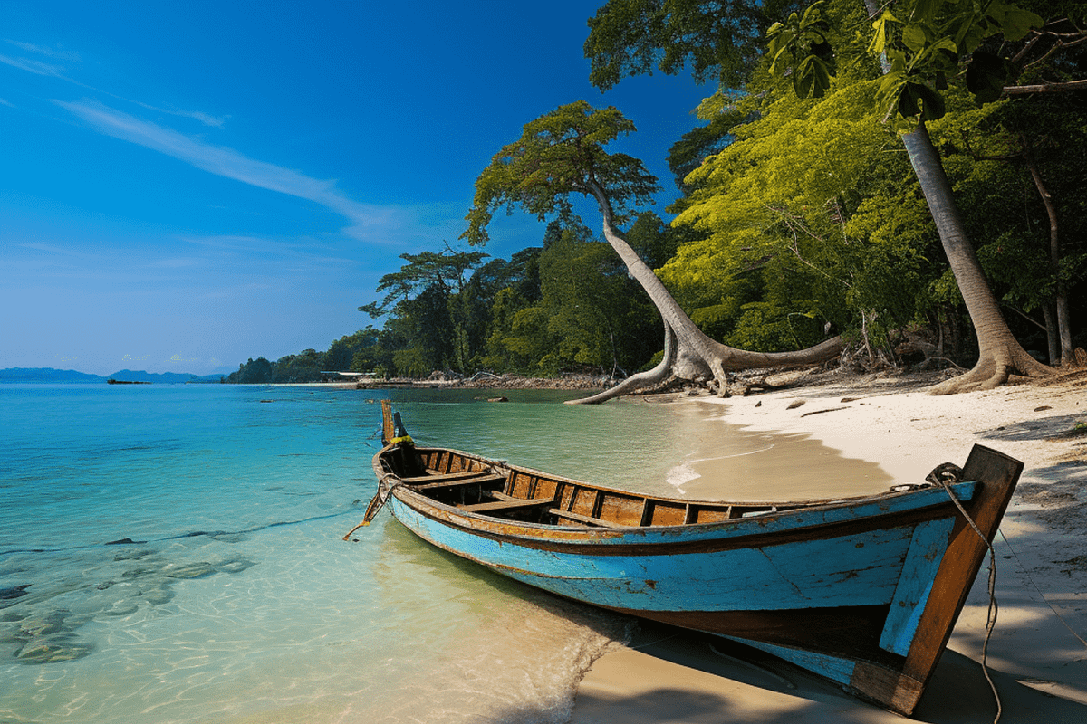 PRISTINE BEACHES OF ANDAMAN. Nestled in the azure waters of the Bay ...