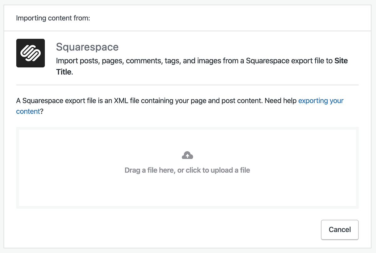 How to Transfer Blog Posts from Wordpress to Squarespace: A Step-by-Step Guide | by ...