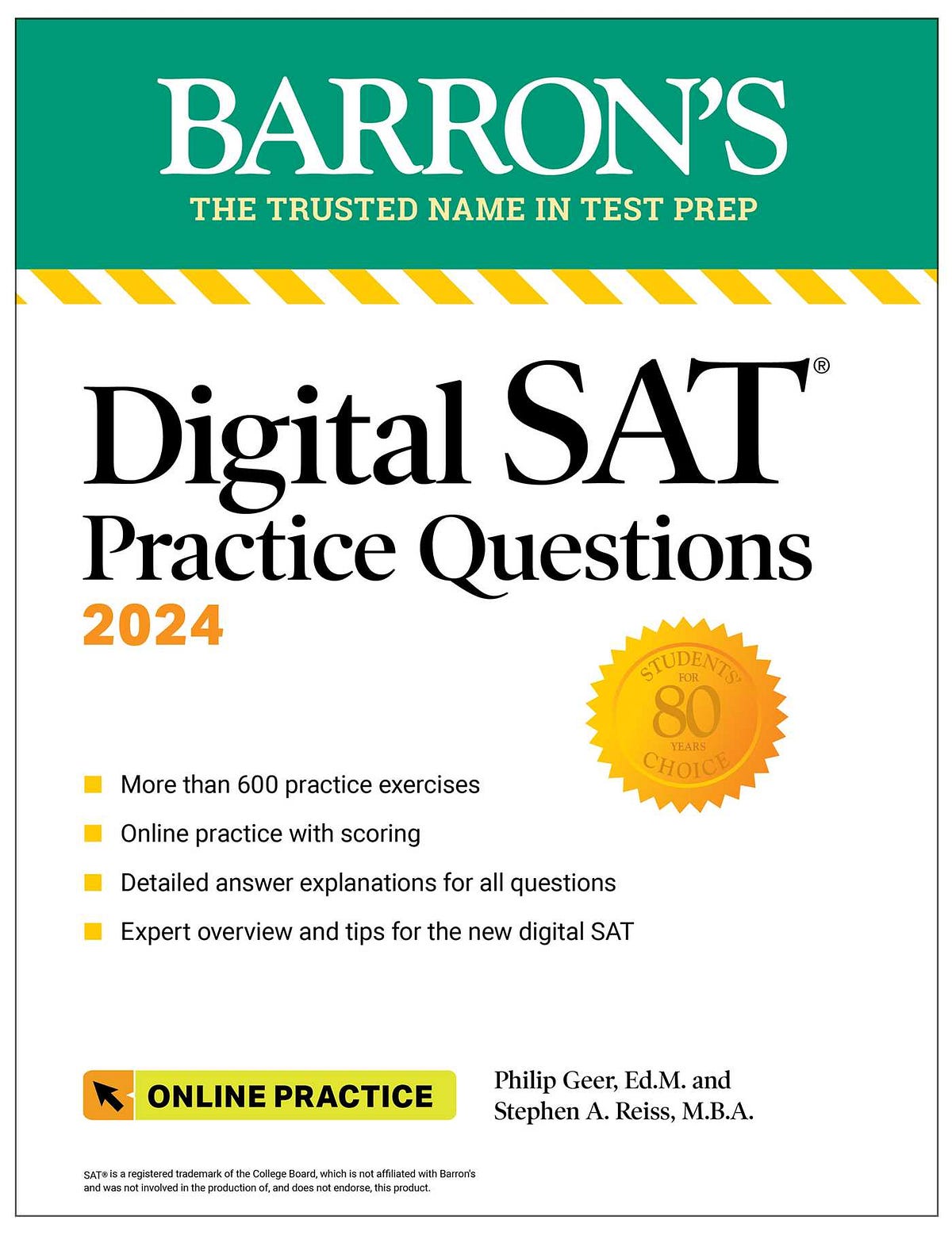 EBOOK Digital SAT Practice Questions 2024: More than 600 Practice ...