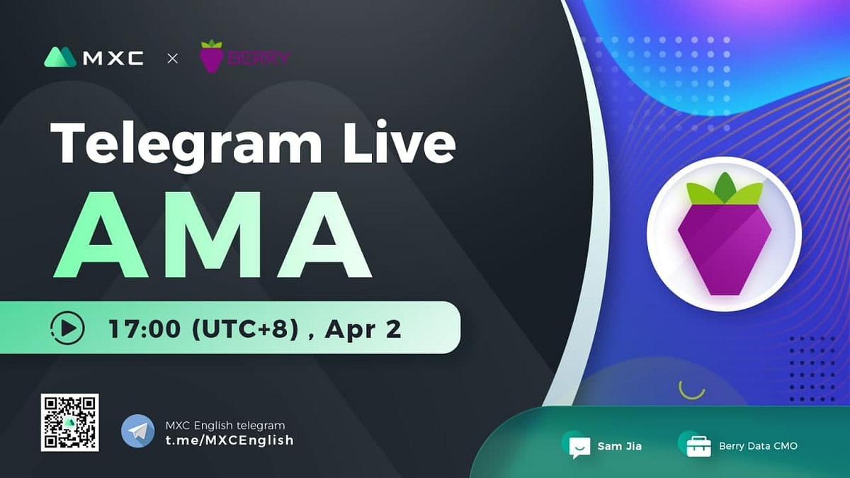 MXC AMA Recap Session with Sam Jia from Berry Data (BRY) | by MEXC ...