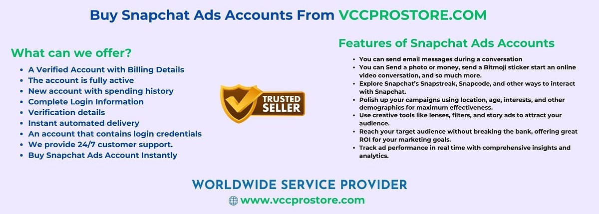 Buy Snapchat Ads Accounts — Best 100% verified Account 2024 | by ...