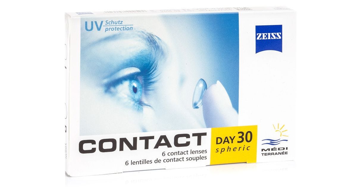 Zeiss Contact Day 30 Spheric (6 lenzen) - Online Contactlenzen - Medium