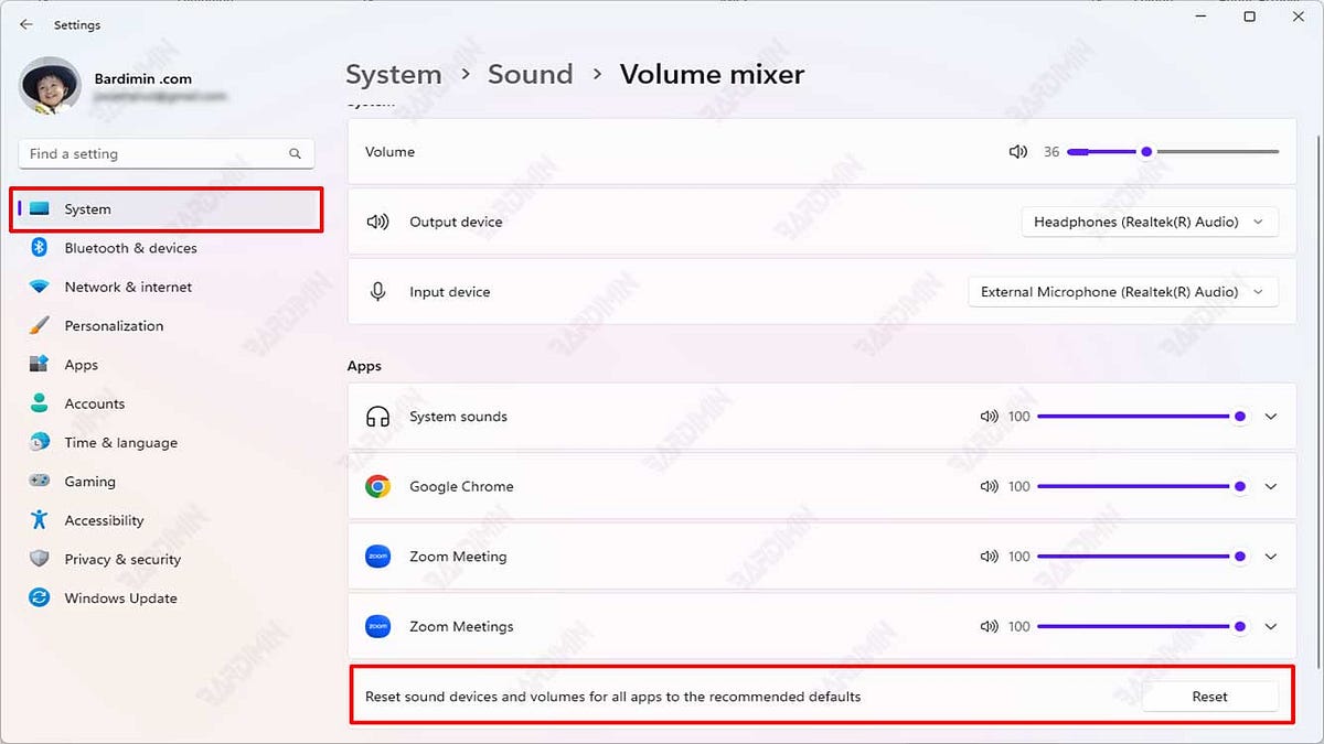 How to Reset Problematic Audio Settings in Windows 11 | by Bardimin.com ...