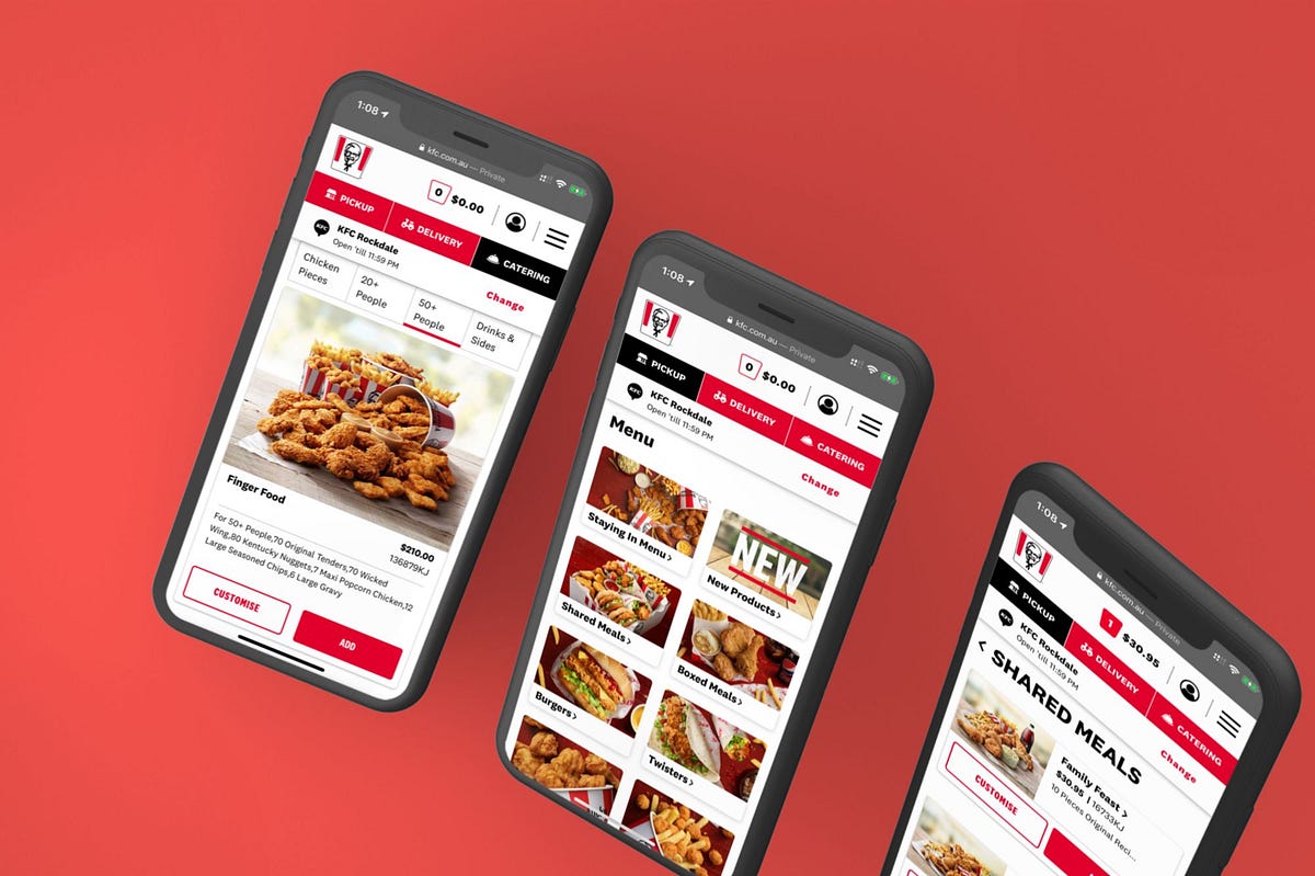 UX/UI Case Study: KFC Australia | by Chris Rusnak | Ogilvy XD | Medium